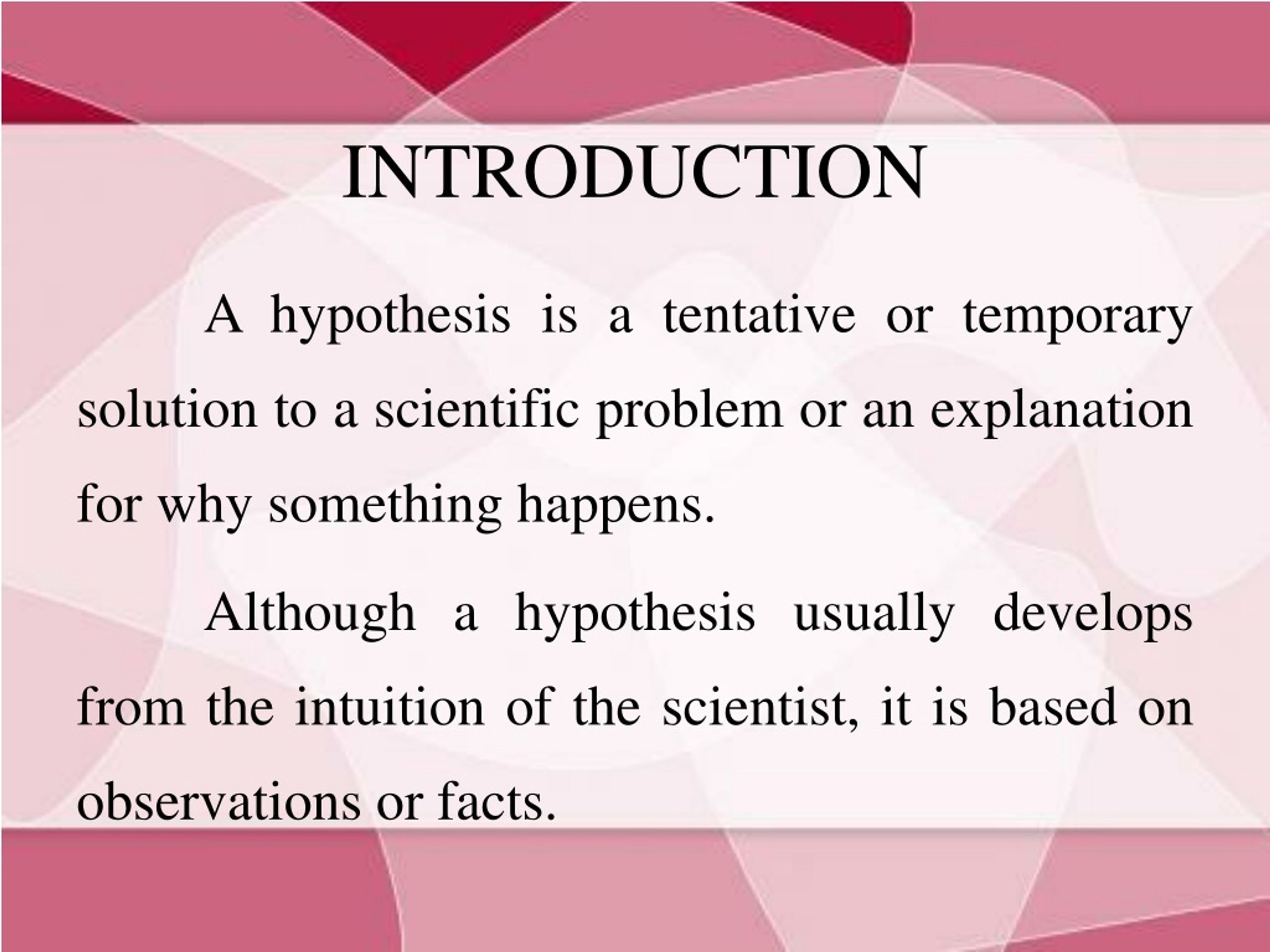 PPT - HYPOTHESIZING - Bahasa Inggris Untuk Fisika UNNES Nurul Faela ...