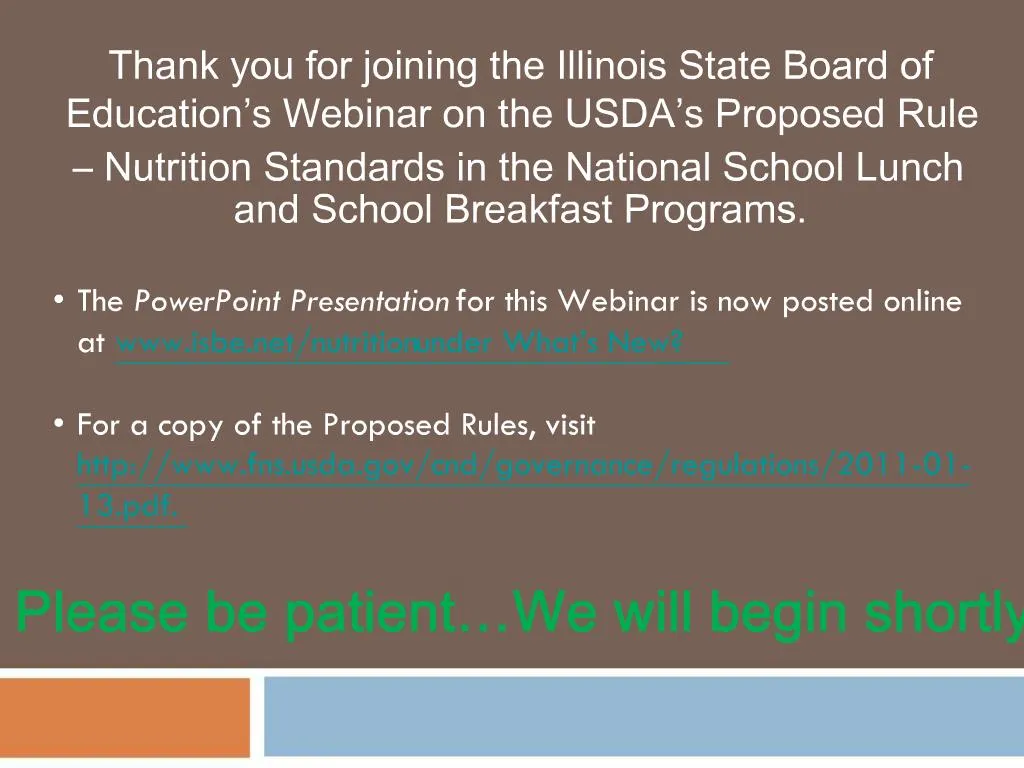 PPT - Please be patient We will begin shortly PowerPoint Presentation ...