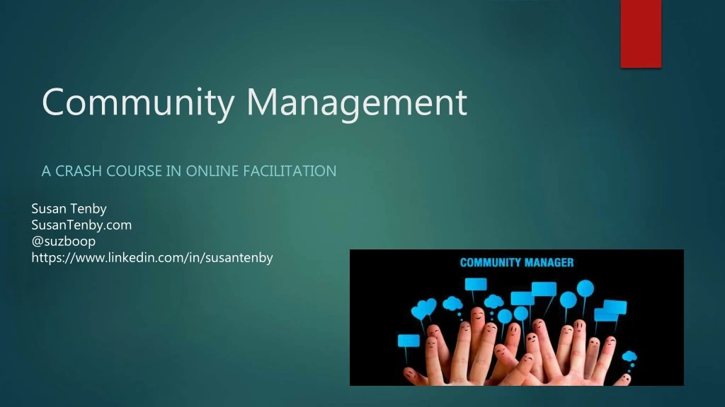 PPT - Pa network community manager PowerPoint Presentation, free ...