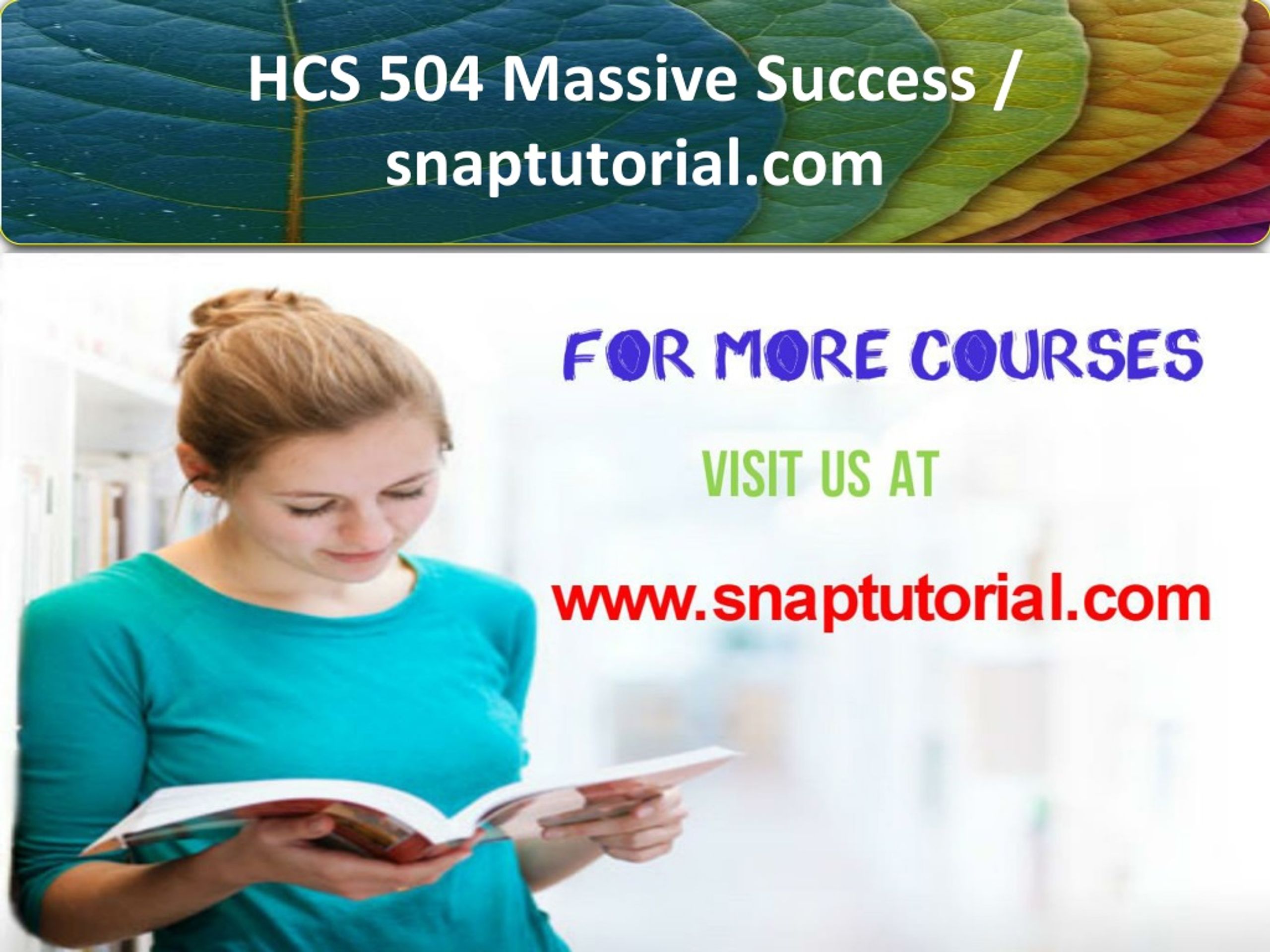 PPT - HCS 504 Massive Success - snaptutorial.com PowerPoint Presentation - ID:8232900