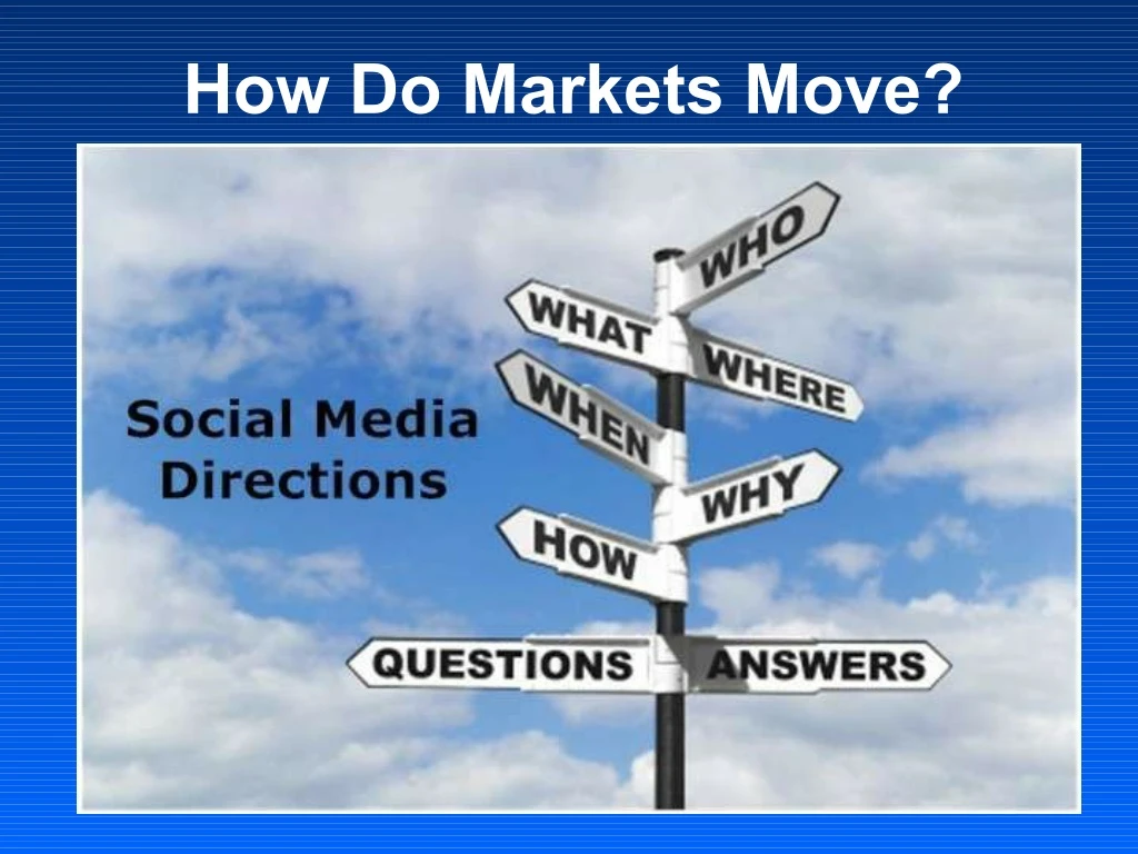 PPT - How Do Markets Move? PowerPoint Presentation, free download - ID ...