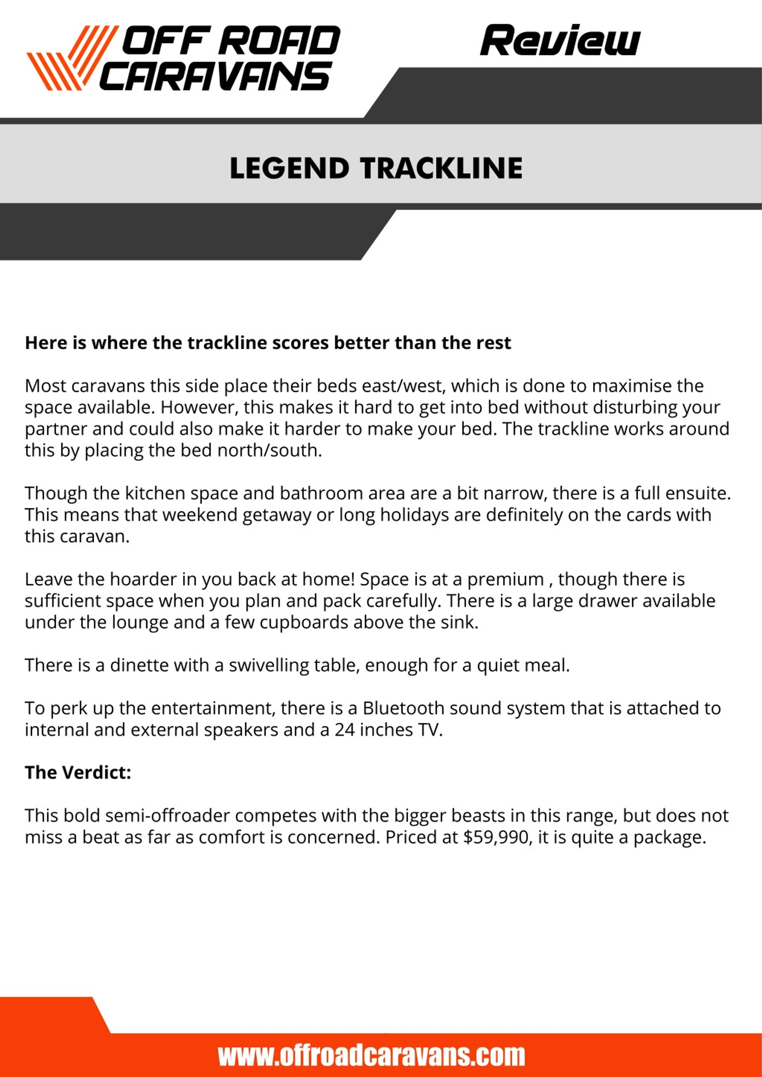 PPT - Legend Caravans Trackline Review – Off Road Caravans PowerPoint ...
