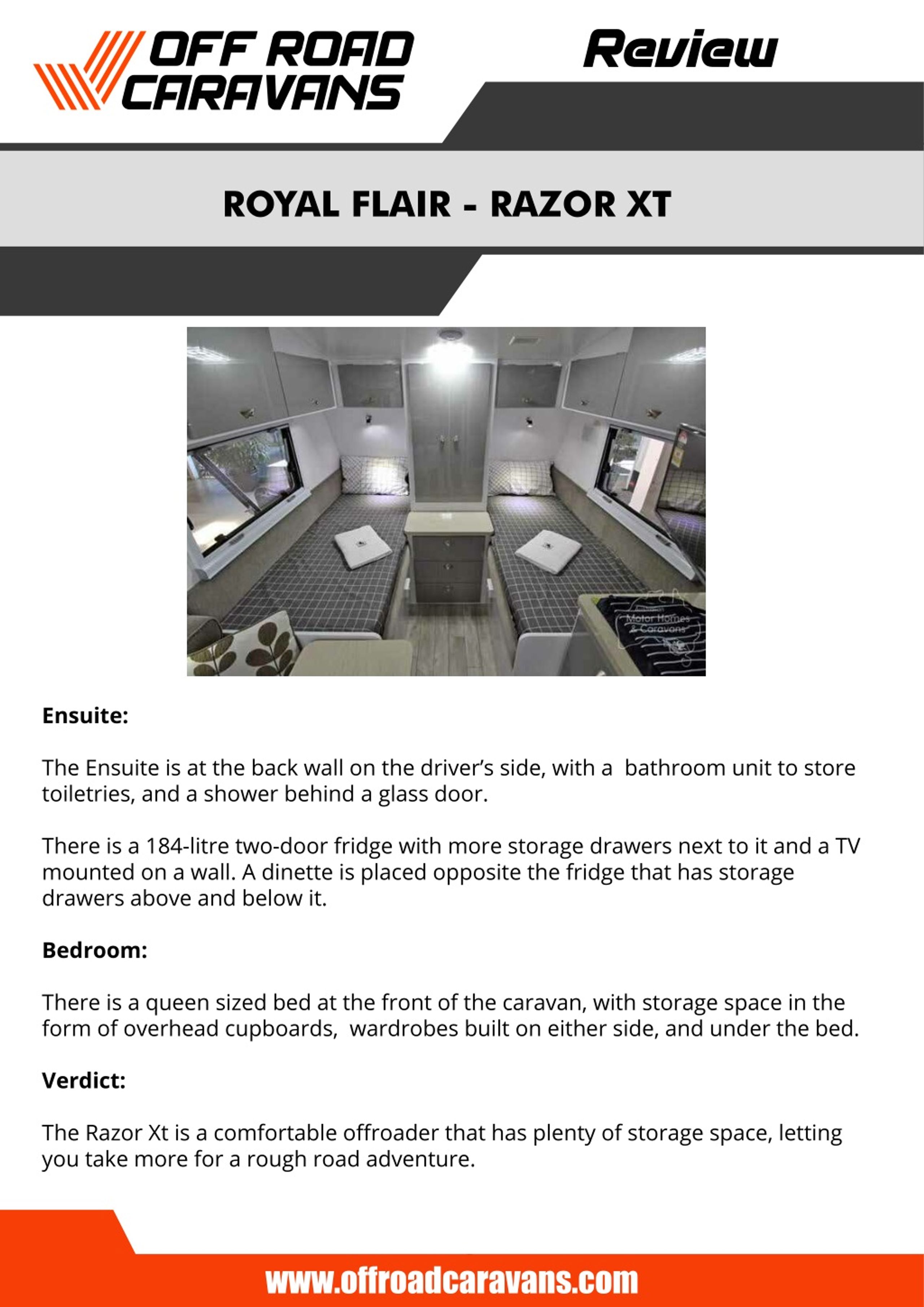 PPT - Royal Flair Caravans Razor XT Review – Off Road Caravans ...