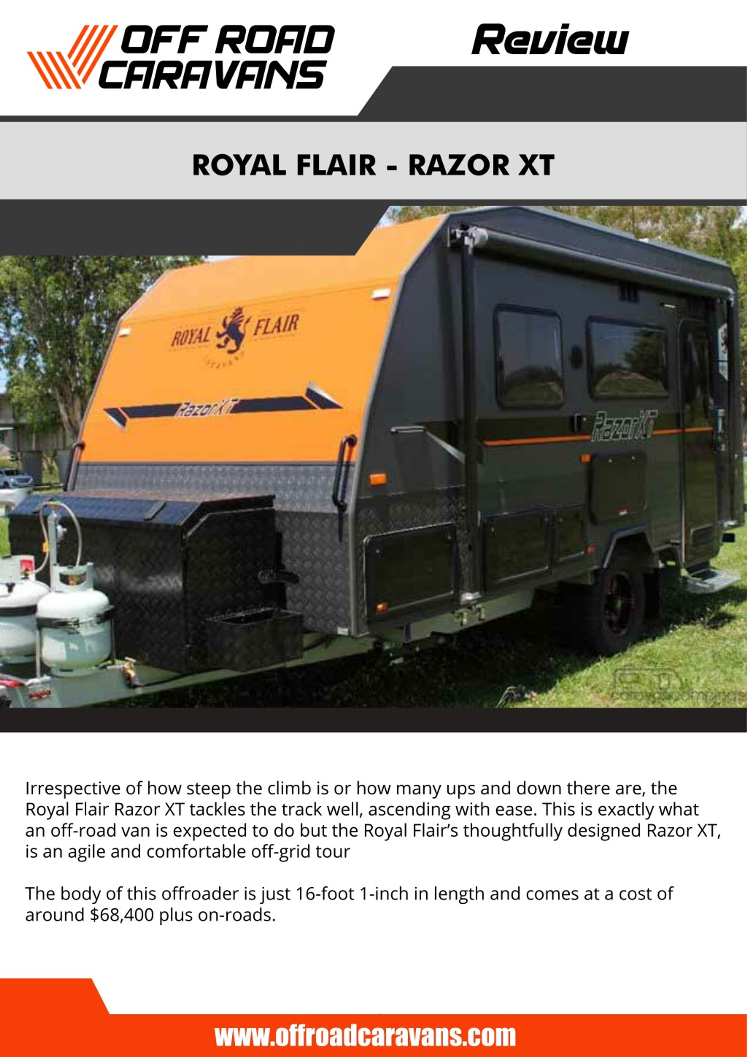 PPT - Royal Flair Caravans Razor XT Review – Off Road Caravans ...