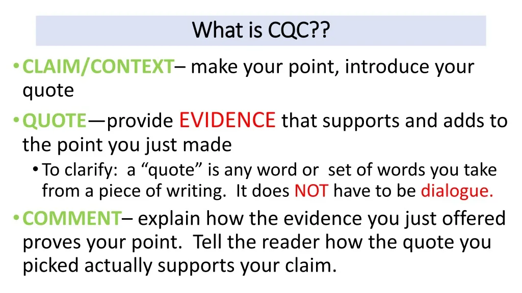 PPT - What is CQC?? PowerPoint Presentation, free download - ID:827827