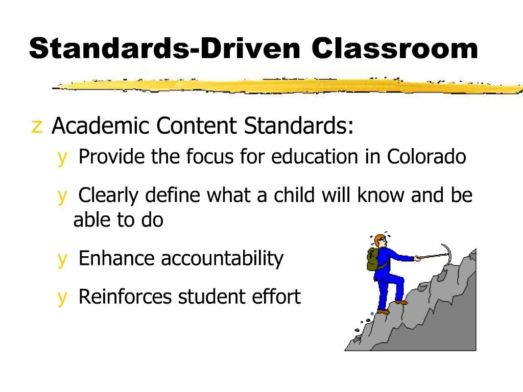PPT - Standards-Driven Classroom PowerPoint Presentation, free download ...