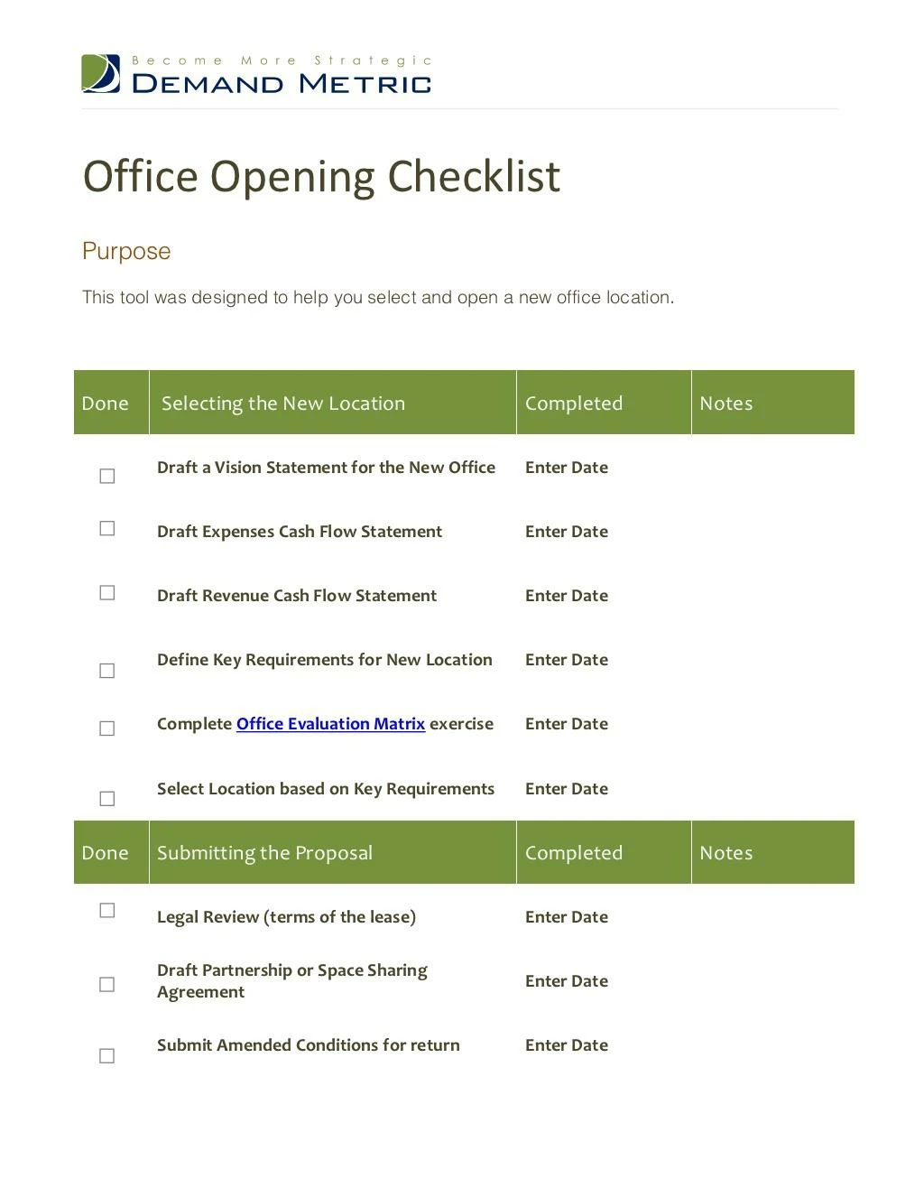 PPT - Office Opening Checklist PowerPoint Presentation, free download ...
