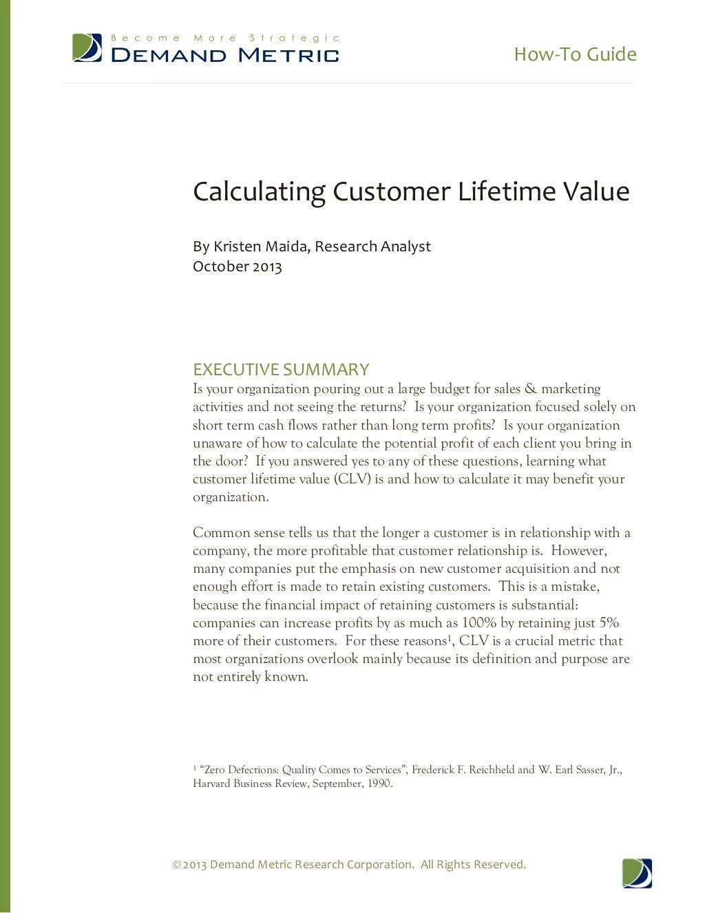 PPT - How to Guide: Calculate Customer Lifetime Value PowerPoint Presentation - ID:8299510