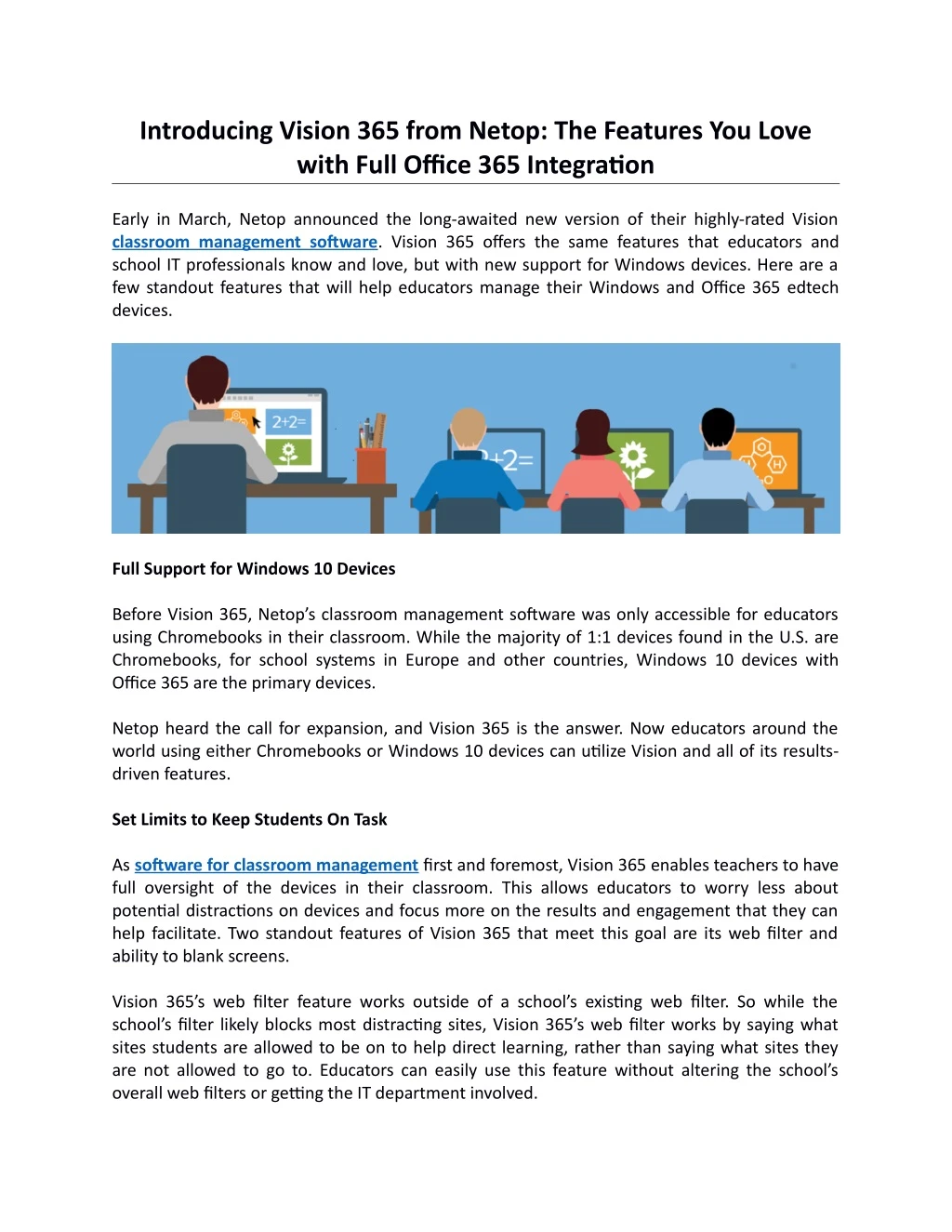 PPT - Introducing Vision 365 from Netop: The Features You Love with ...