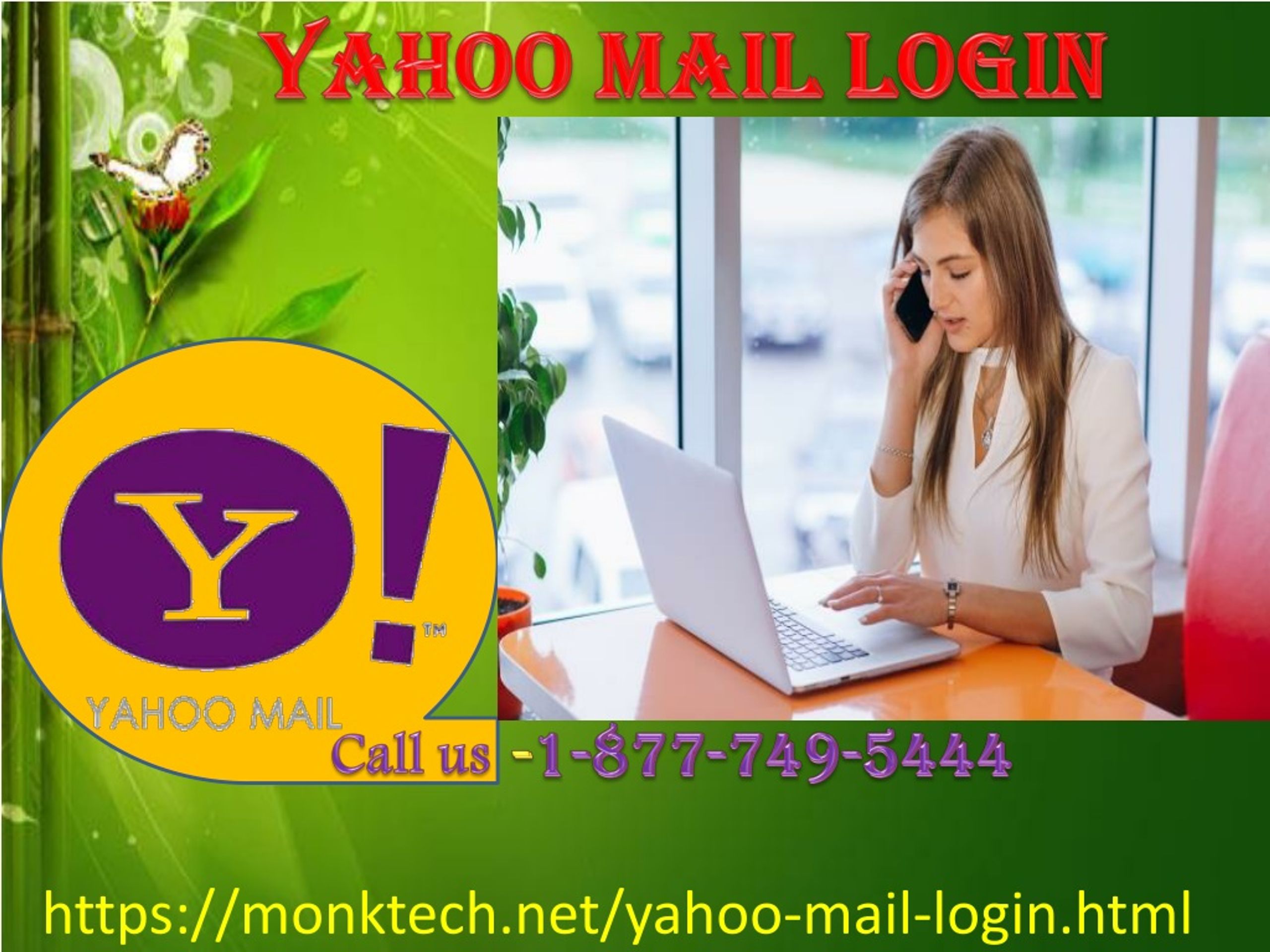 PPT - Recover your yahoo mail login password, call 1-877-749-5444 ...