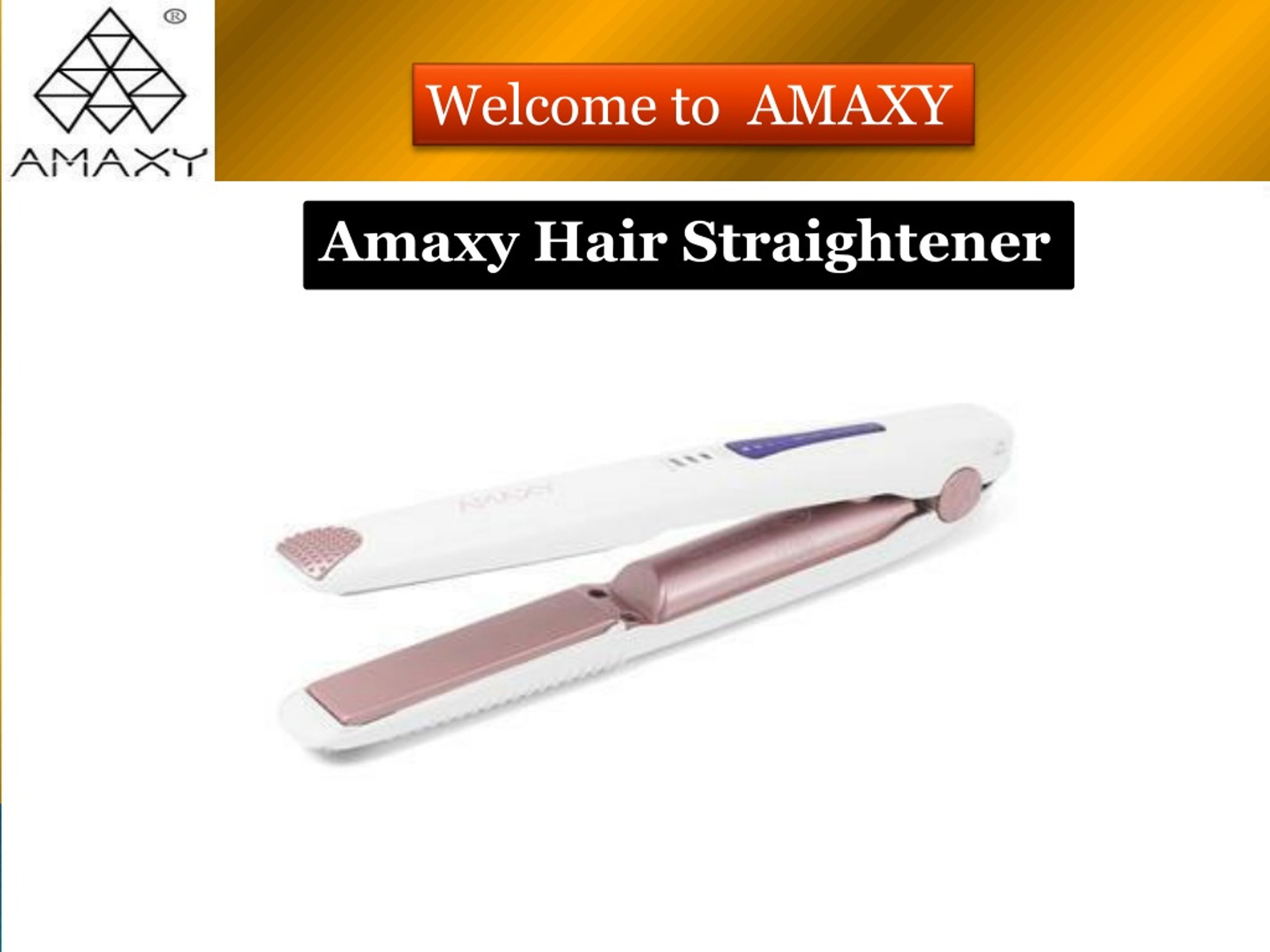 PPT - Amaxy Hair Straightener PowerPoint Presentation, free download ...