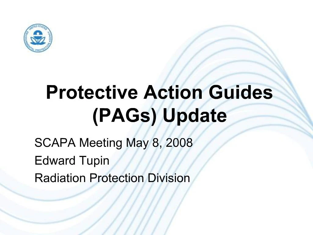 PPT - Protective Action Guides PAGs Update PowerPoint Presentation ...