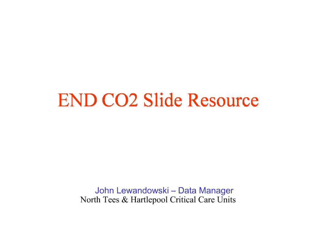 PPT - END CO2 Slide Resource PowerPoint Presentation, free download ...