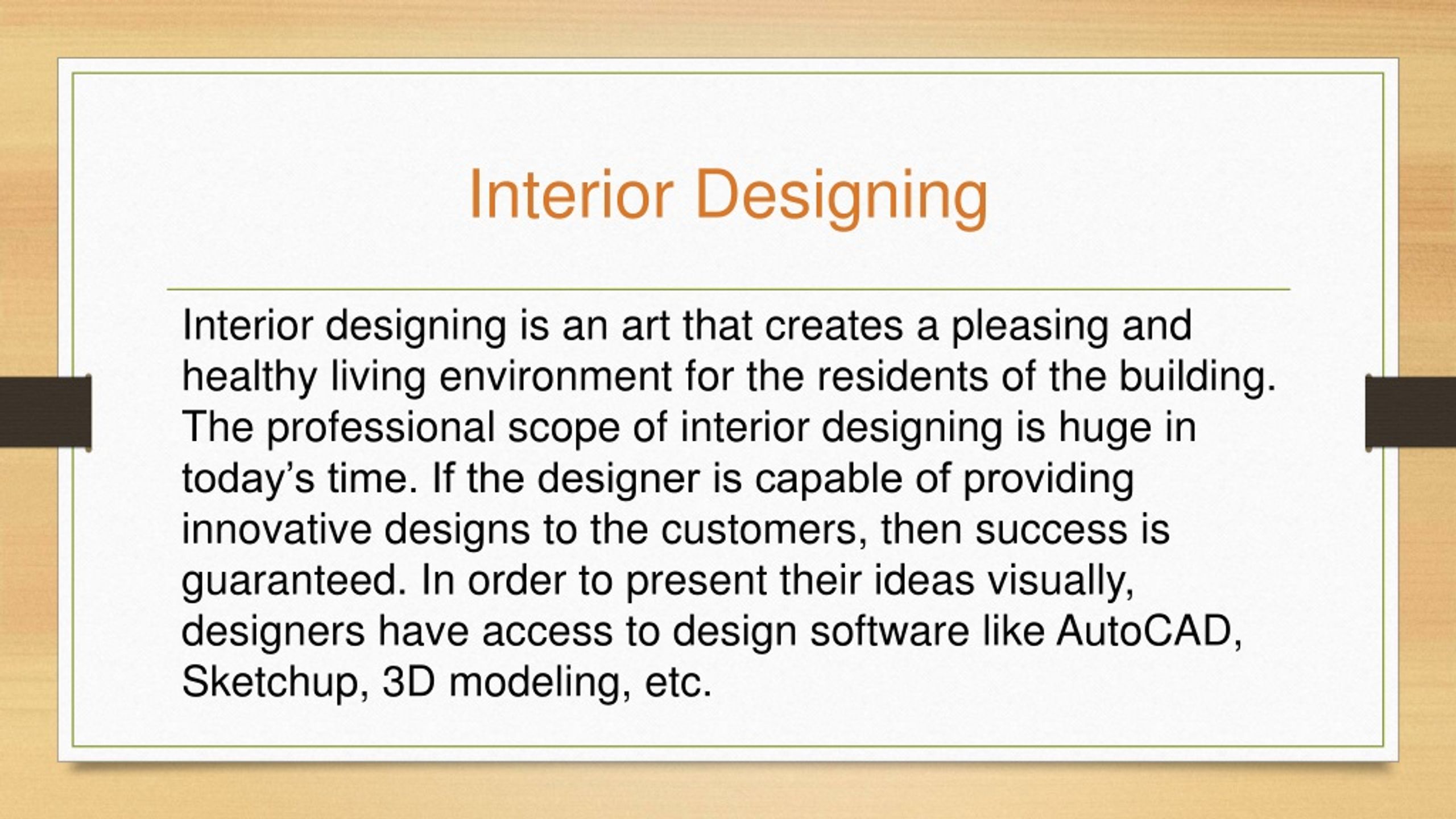 PPT - Scope of Interior Designing - Avantika University PowerPoint ...