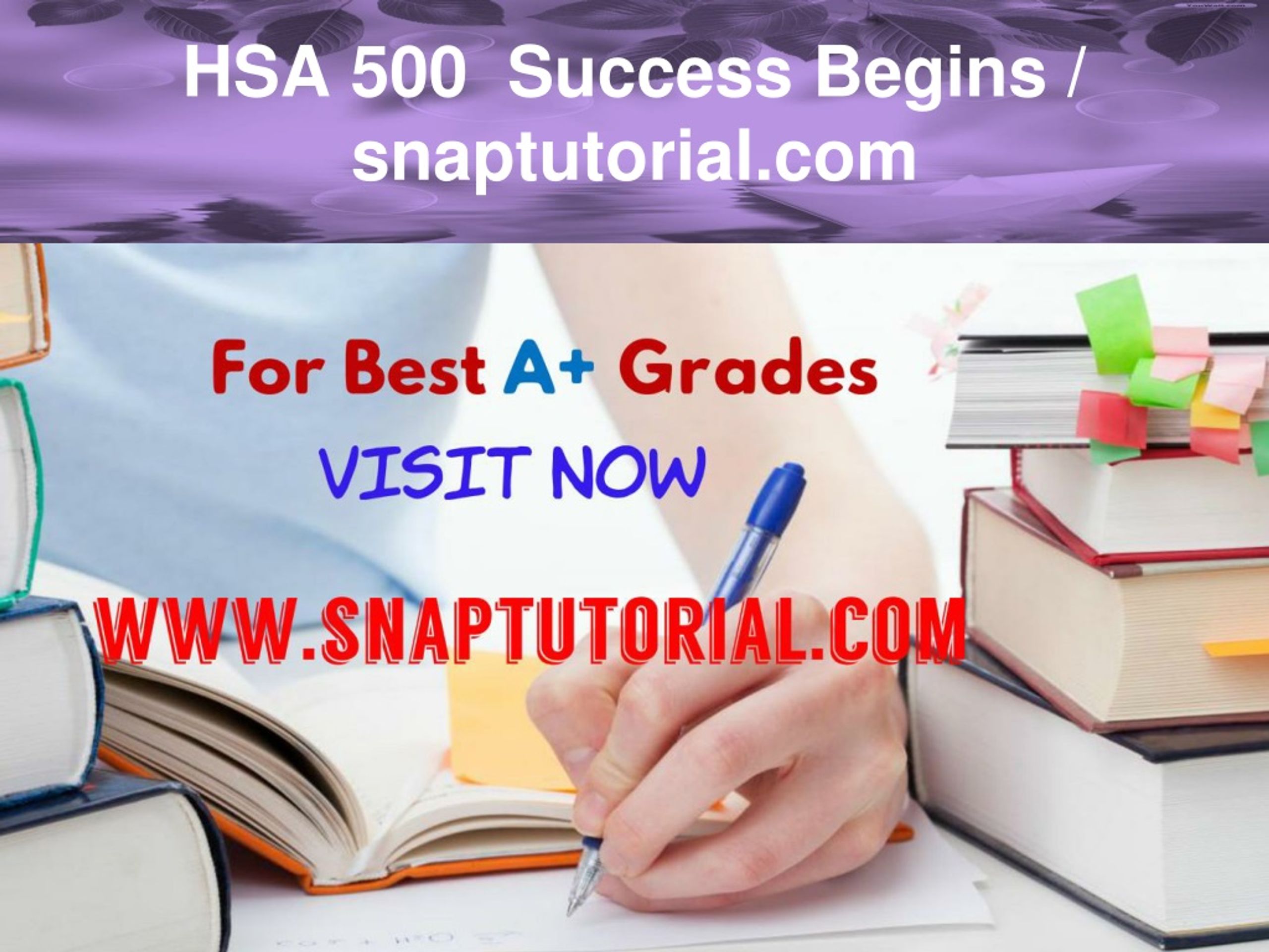 PPT - HSA 500 Success Begins / snaptutorial.com PowerPoint Presentation - ID:8440394