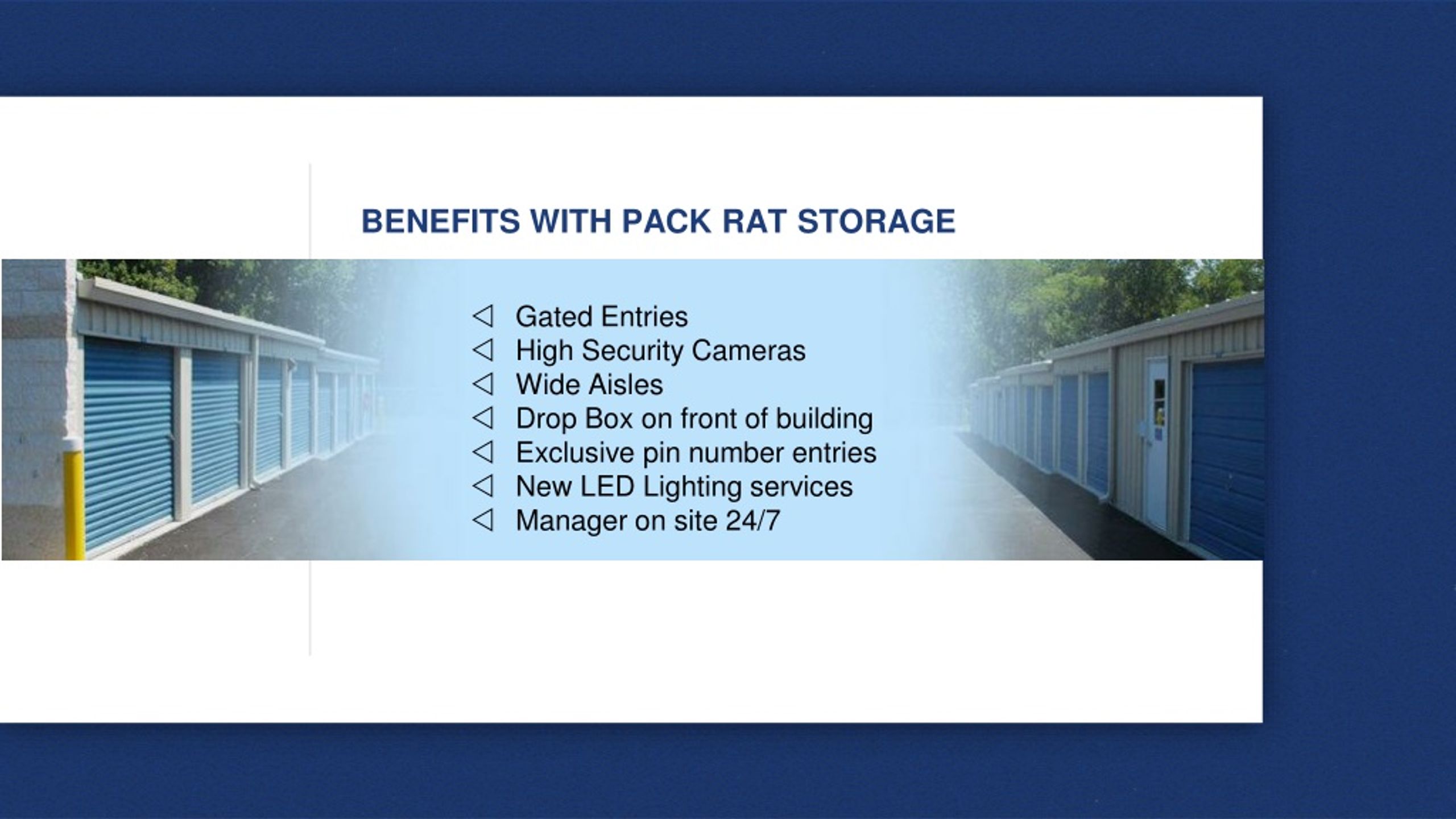 PPT - Storage Units Kokomo Indiana: Pack Rat Storage Inc. PowerPoint ...