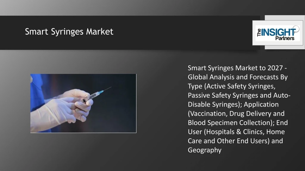 PPT - Smart Syringes Market to Reflect Impressive Growth Rate by 2027 ...