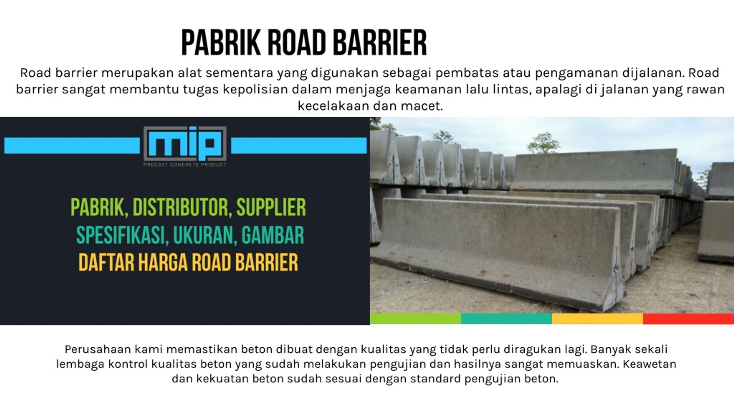 PPT - Ukuran & Spesifikasi Road Barrier Beton Pracetak ☎ 0819 3299 8507 ...