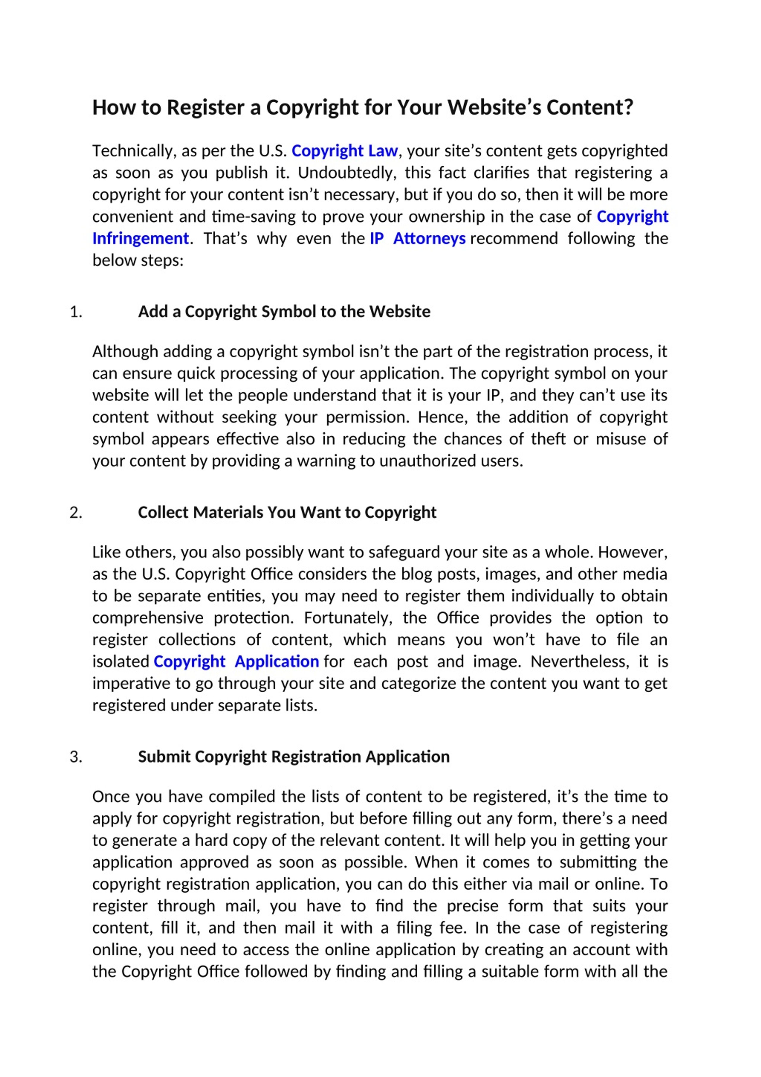 PPT - How to Copyright Your Website’s Content? PowerPoint Presentation ...