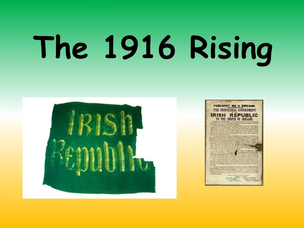 PPT - The 1916 Rising PowerPoint Presentation, free download - ID:8524234
