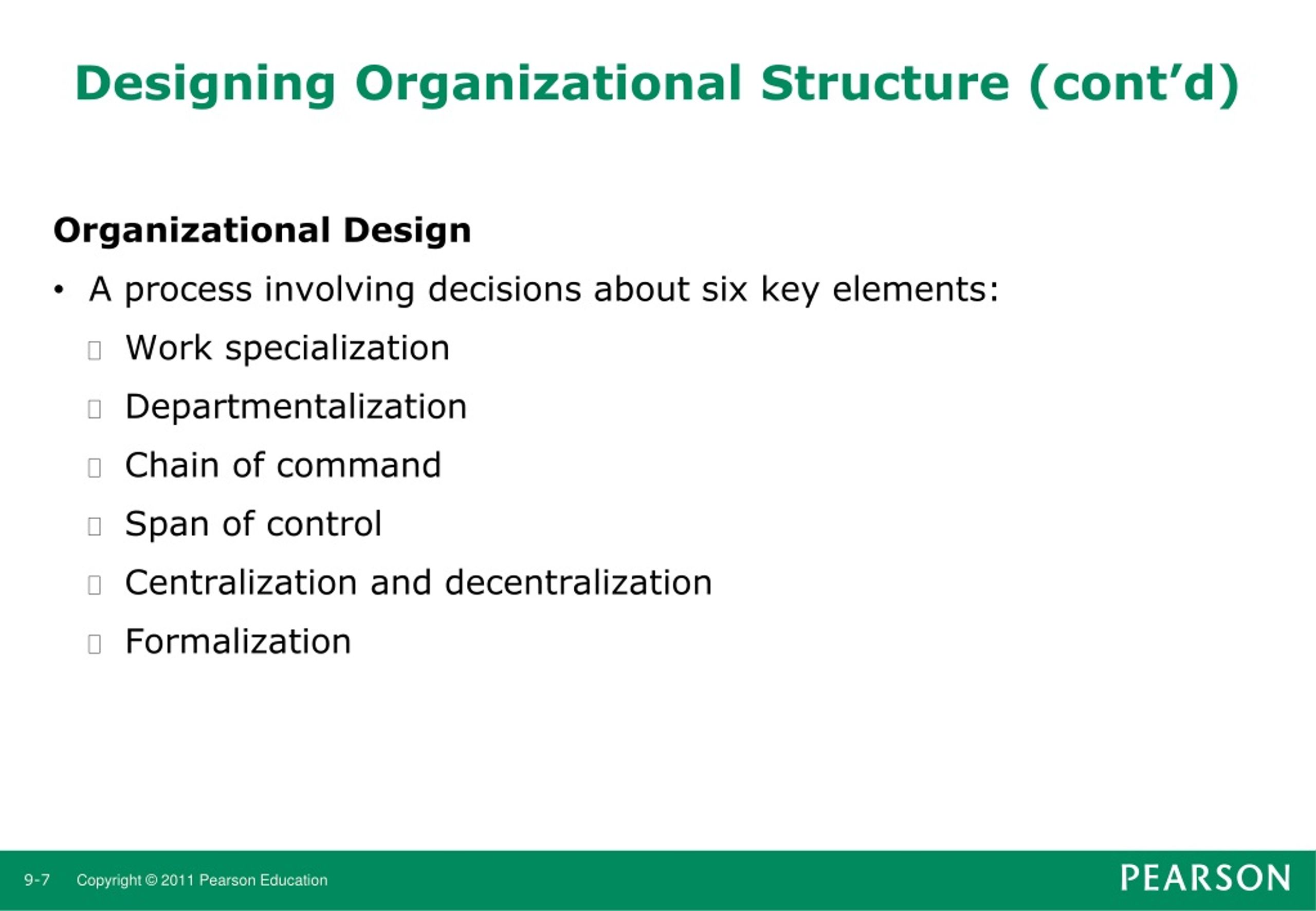 PPT - Organizational Structure and Design: Traditional Vs. Contemporary ...