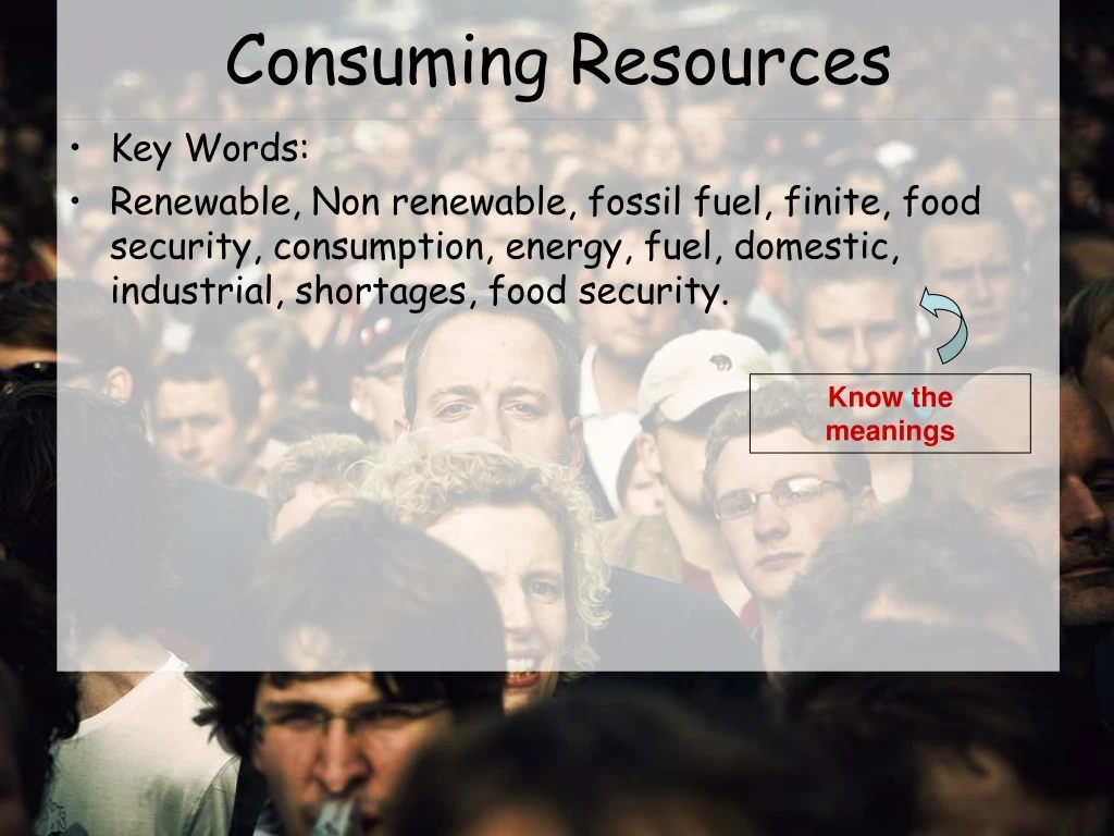 PPT - Consuming Resources PowerPoint Presentation, free download - ID ...