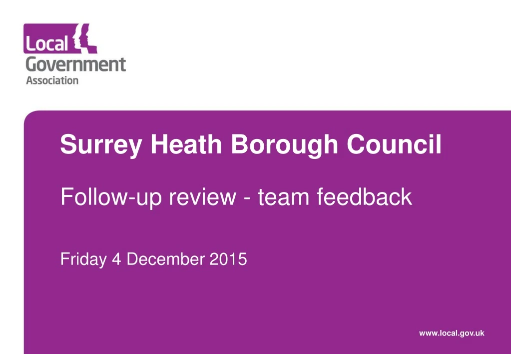 PPT - Surrey Heath Borough Council PowerPoint Presentation, free ...