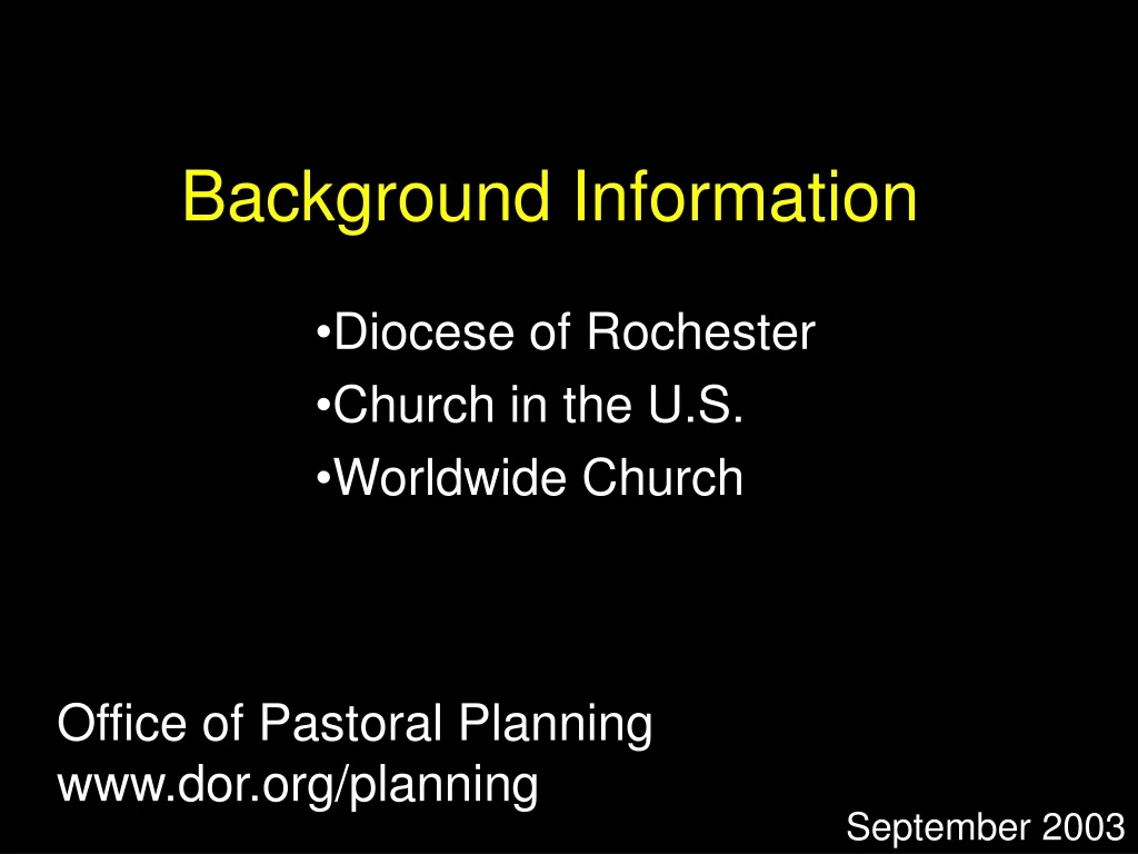 PPT - Background Information PowerPoint Presentation, free download ...