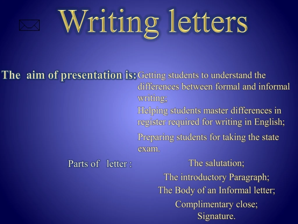 PPT - The aim of presentation is: PowerPoint Presentation, free ...