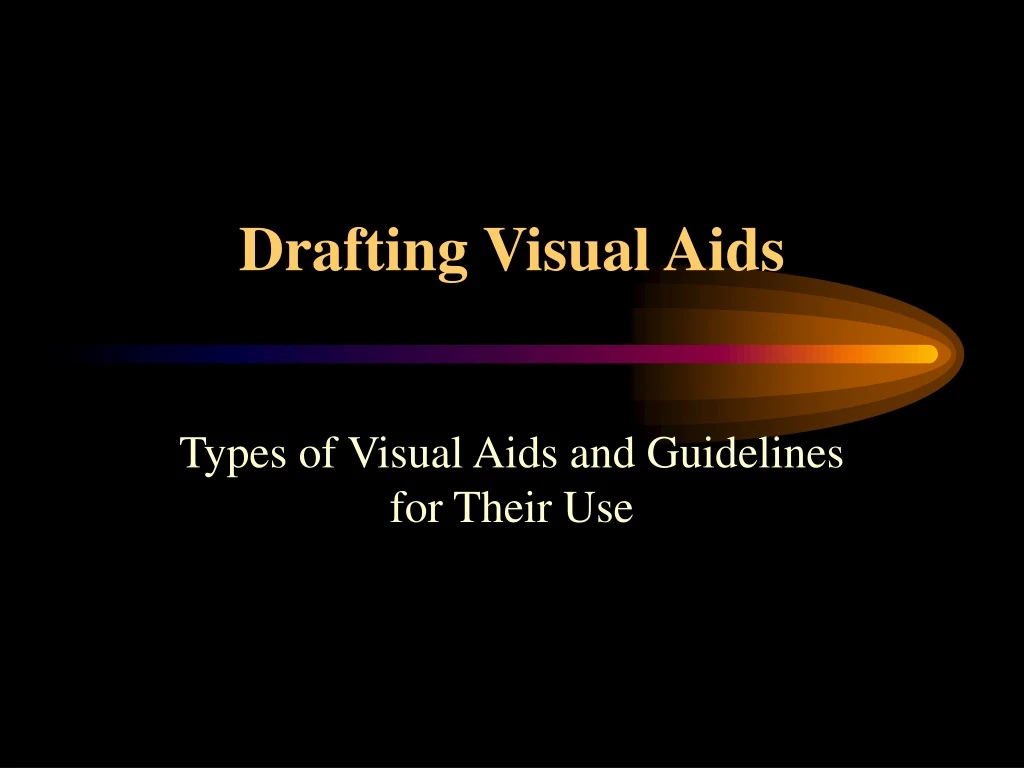 PPT - Drafting Visual Aids PowerPoint Presentation, free download - ID ...