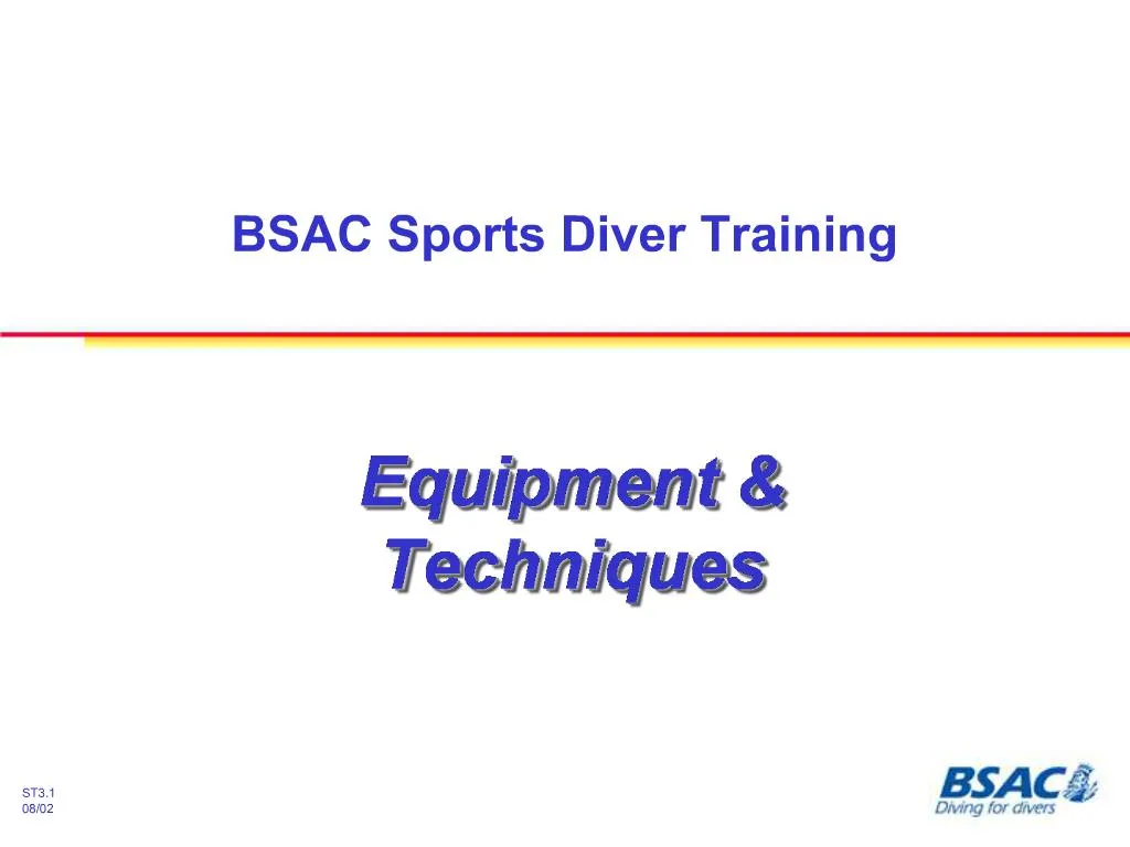PPT - BSAC Sports Diver Training PowerPoint Presentation, free download ...