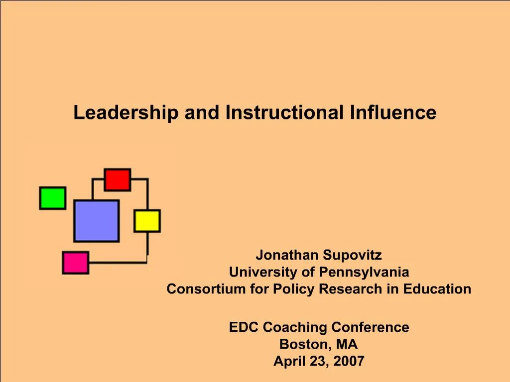 PPT - Leadership and Instructional Influence PowerPoint Presentation ...