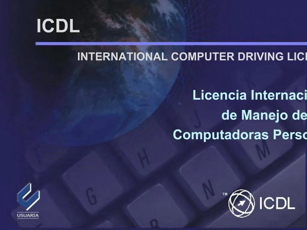PPT - ICDL PowerPoint Presentation, free download - ID:859674