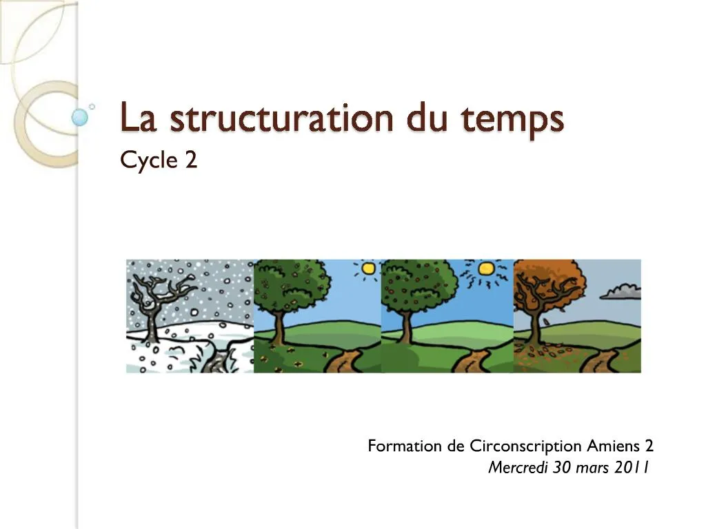 PPT - La structuration du temps PowerPoint Presentation, free download - ID:859682
