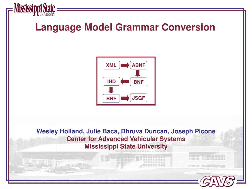 PPT - Language Model Grammar Conversion PowerPoint Presentation, free ...