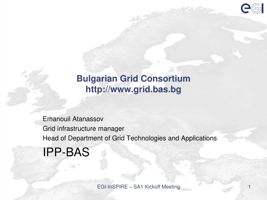 PPT - Bulgarian Grid Consortium grid.bas.bg PowerPoint Presentation ...
