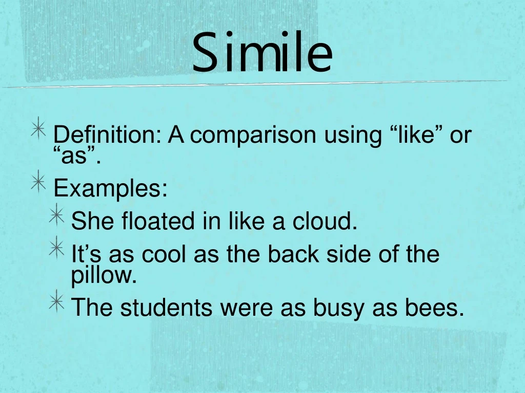 PPT - Simile PowerPoint Presentation, free download - ID:8607608