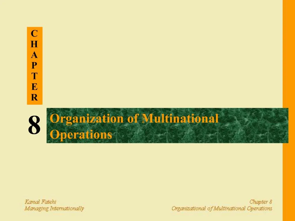 PPT - Organization of Multinational Operations PowerPoint Presentation ...