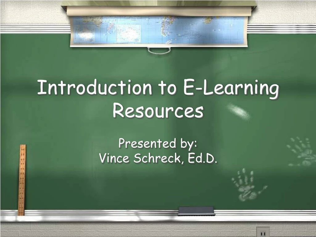 PPT - Introduction to E-Learning Resources PowerPoint Presentation ...