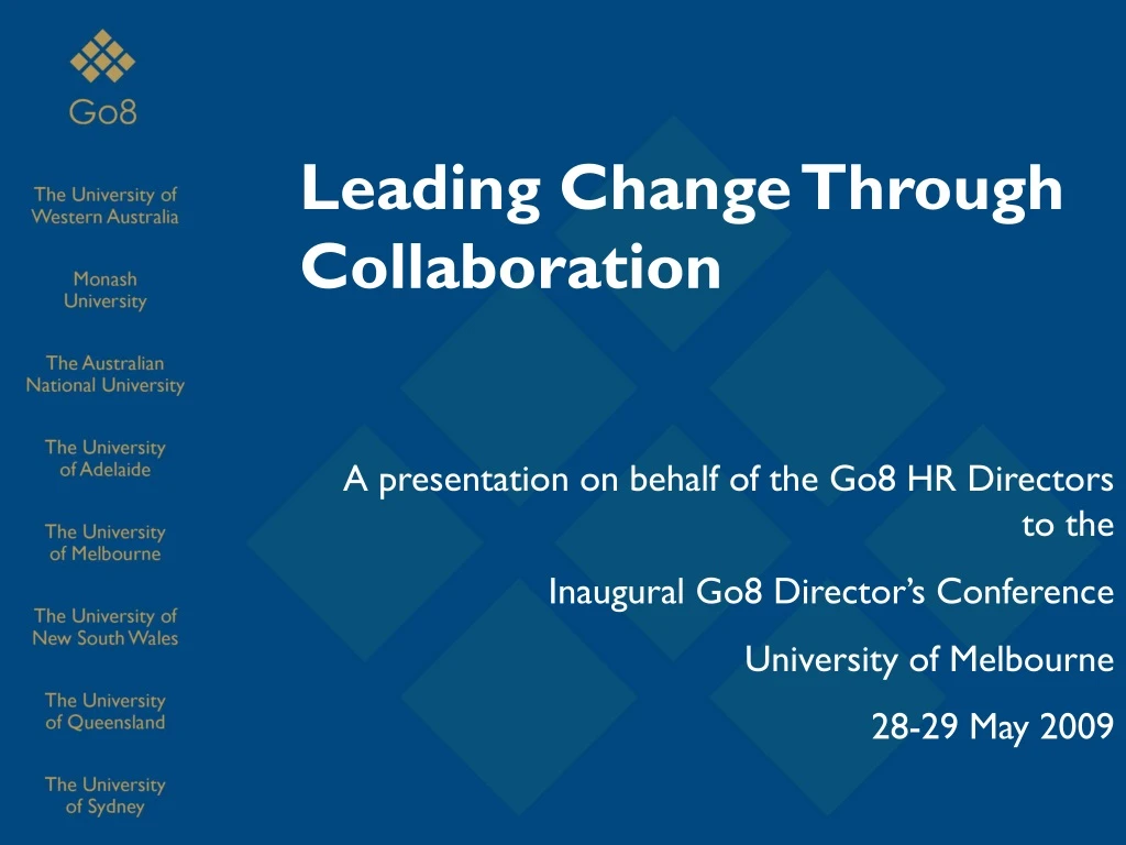 PPT - Leading Change Through Collaboration PowerPoint Presentation ...