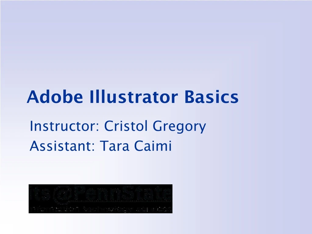 PPT - Adobe Illustrator Basics PowerPoint Presentation, free download ...