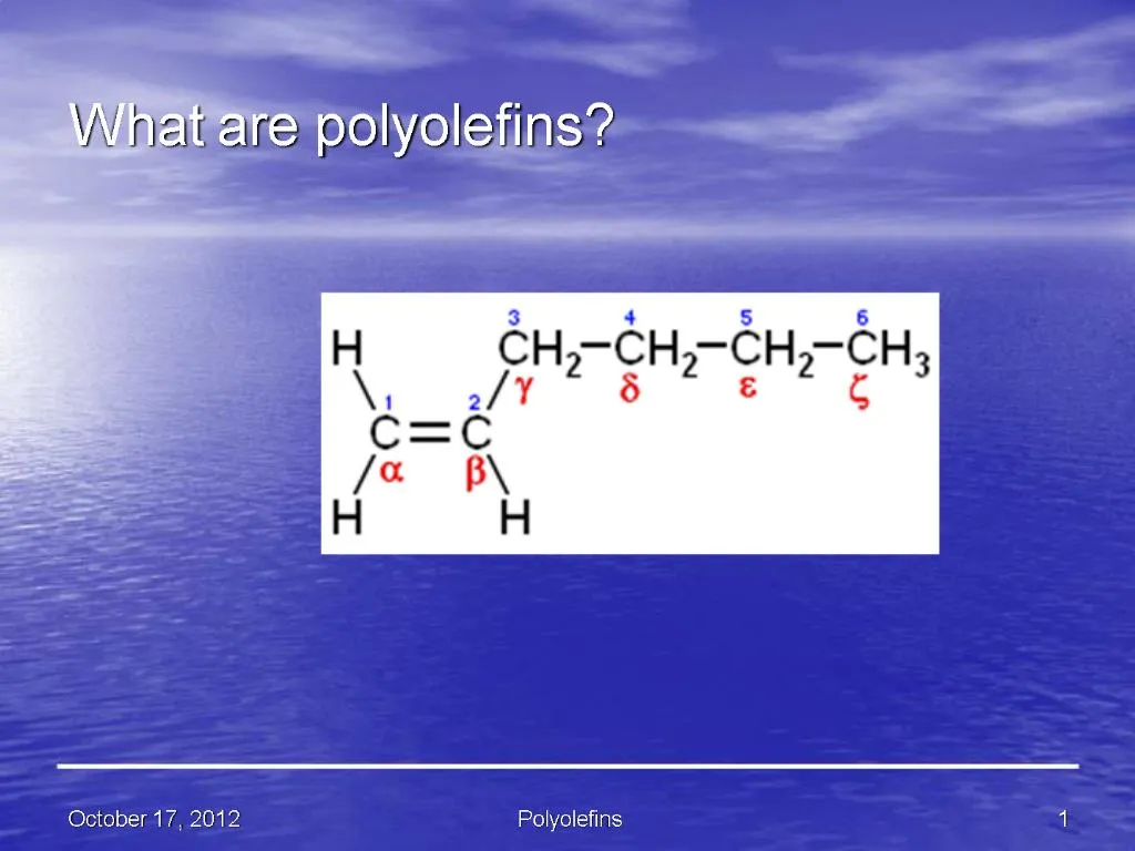 PPT - What are polyolefins PowerPoint Presentation, free download - ID ...