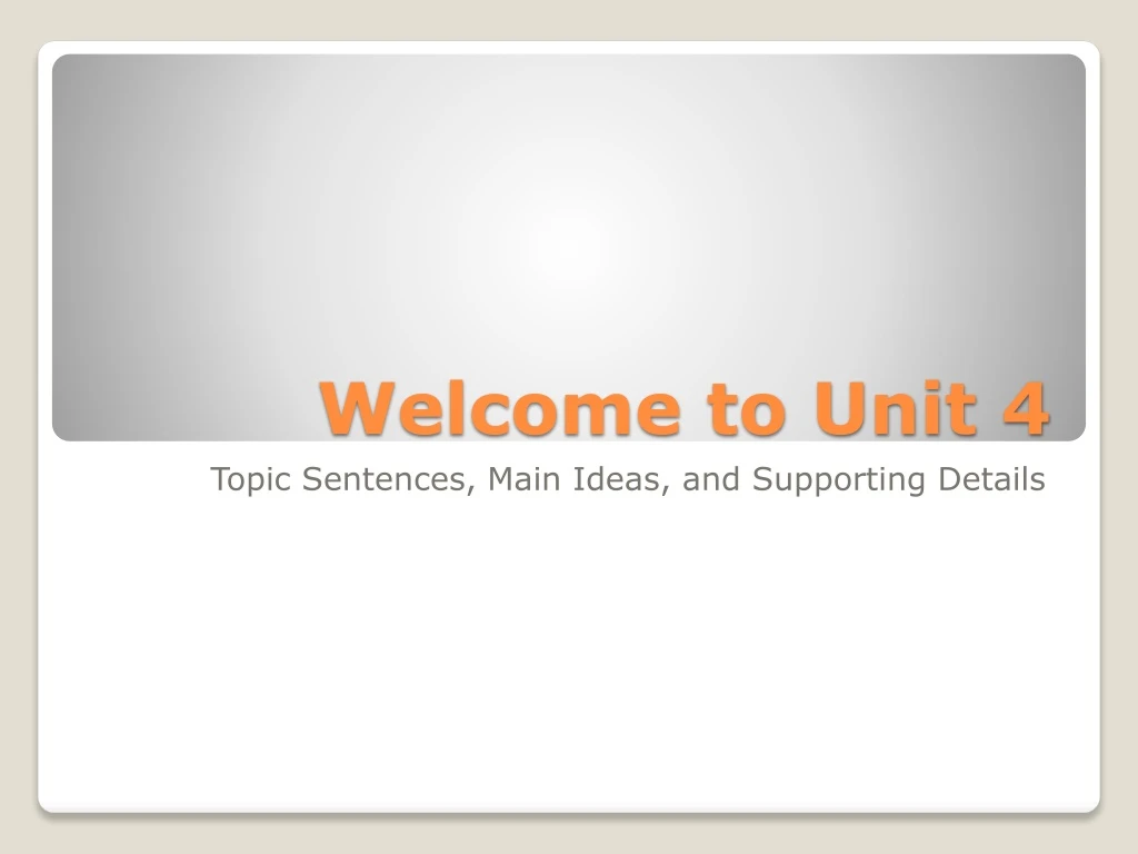 PPT - Welcome to Unit 4 PowerPoint Presentation, free download - ID:8672000