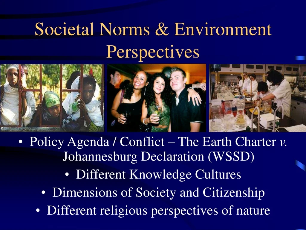 PPT - Societal Norms & Environment Perspectives PowerPoint Presentation ...