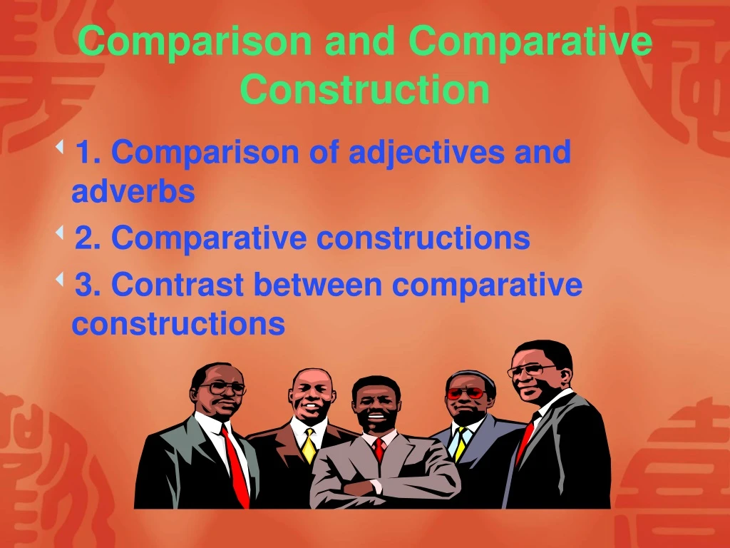 PPT - Comparison and Comparative Construction PowerPoint Presentation, free download - ID:8681448