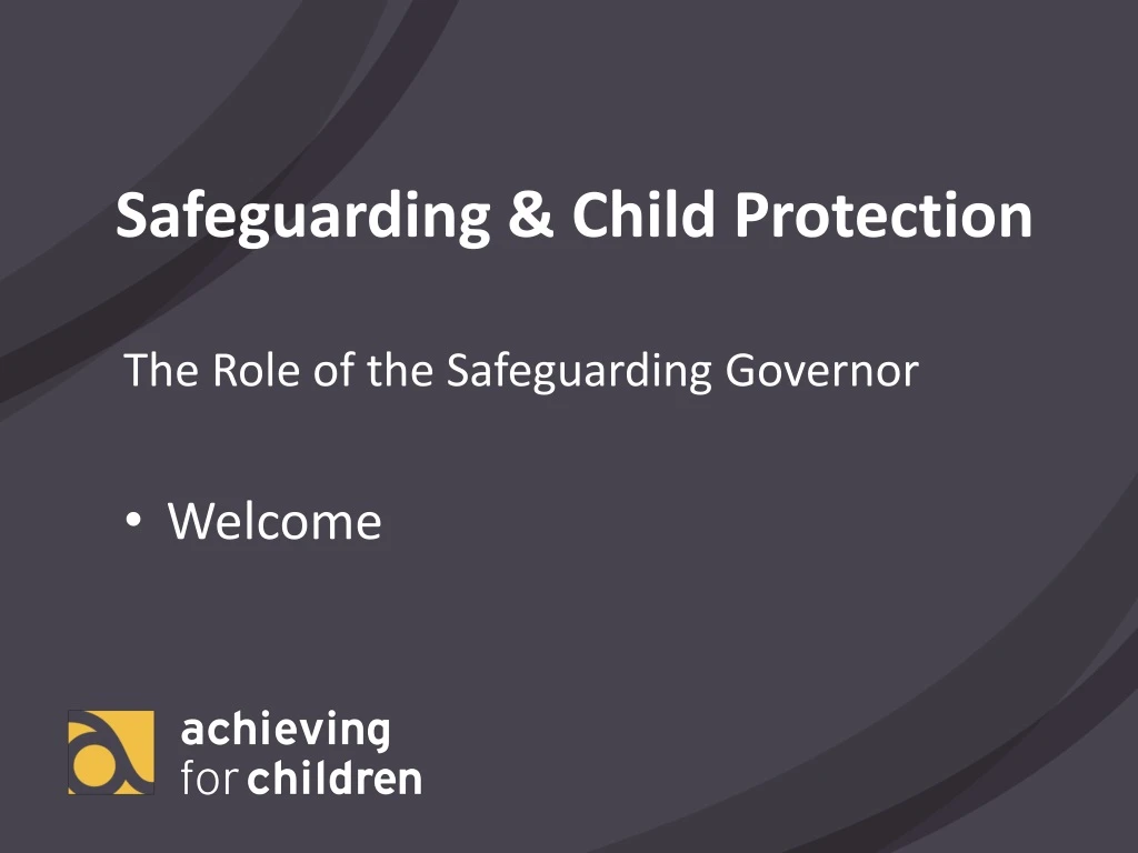 PPT - Safeguarding & Child Protection PowerPoint Presentation, free ...