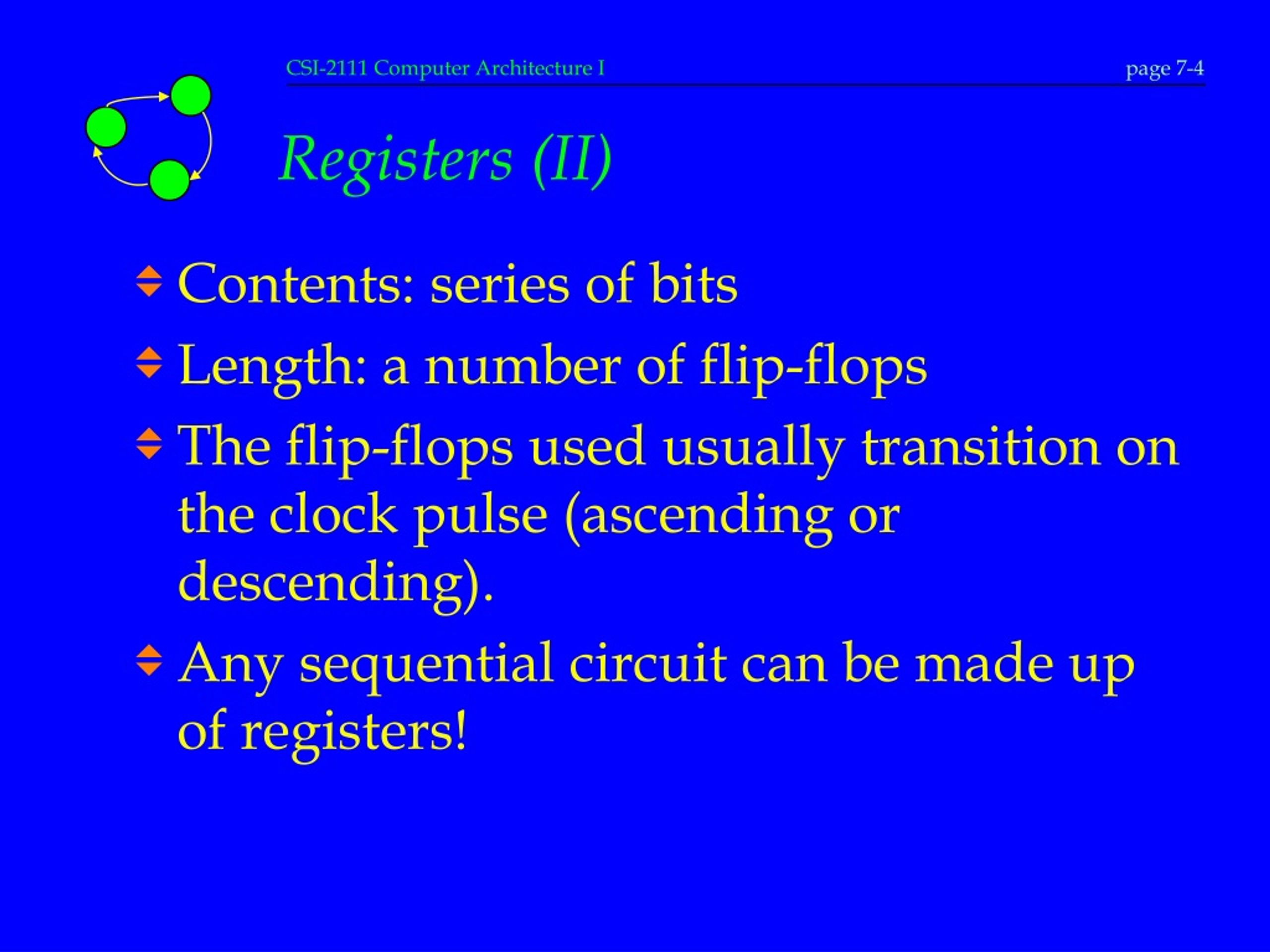 PPT - Sequential Circuits and Registers: Types and Applications ...