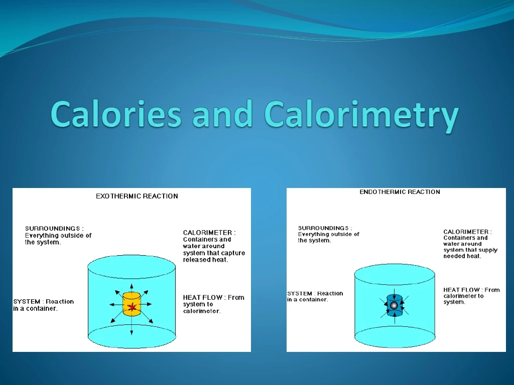 PPT - Calories and Calorimetry PowerPoint Presentation, free download ...