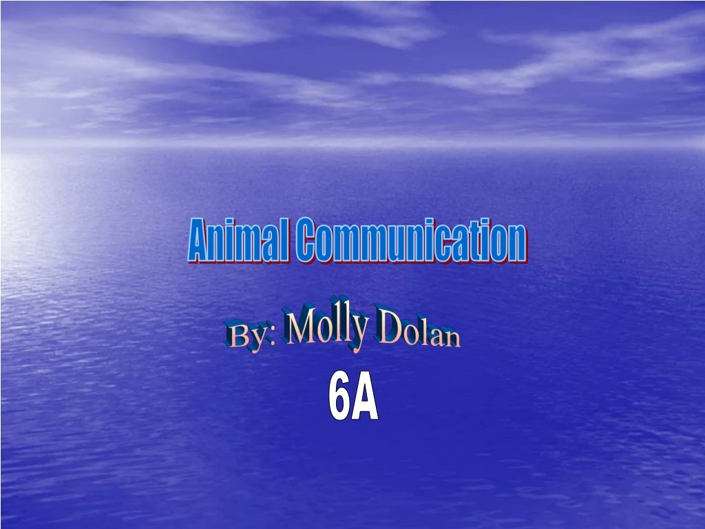 PPT - Animal Communication PowerPoint Presentation, free download - ID ...