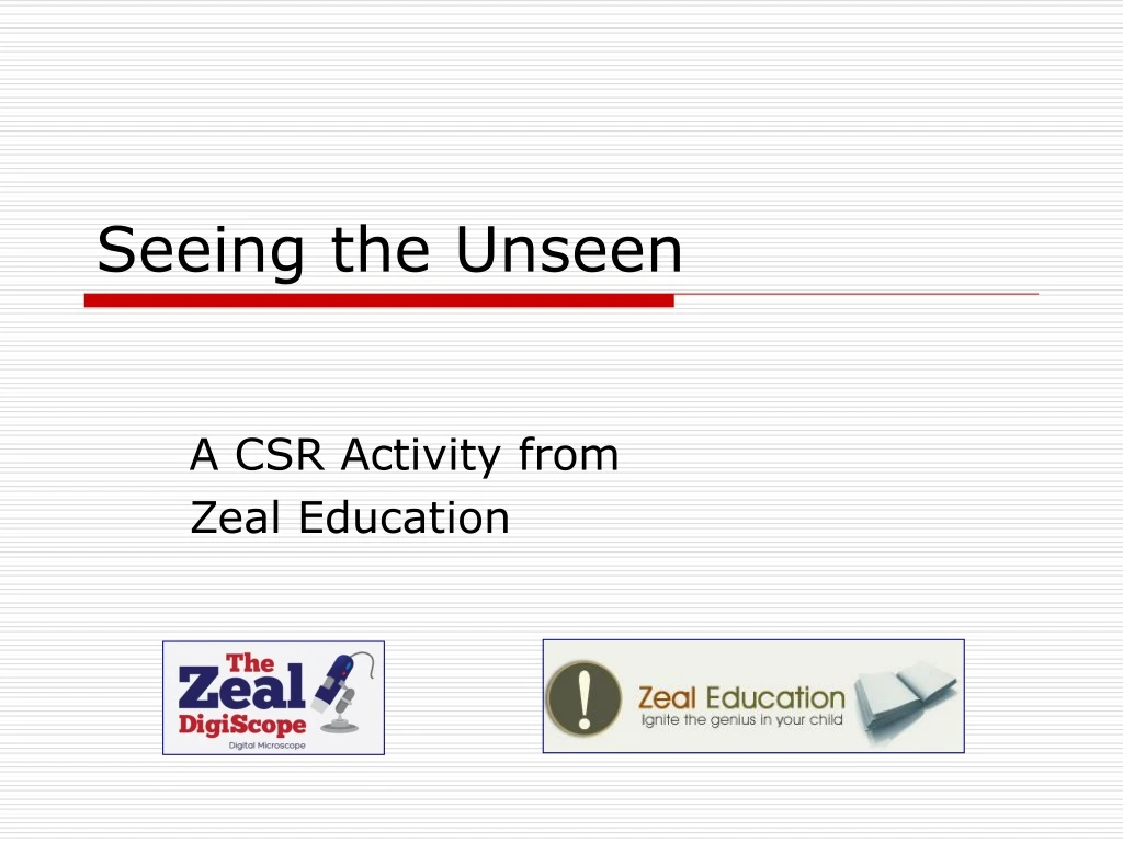 PPT - Seeing the Unseen PowerPoint Presentation, free download - ID:8706150